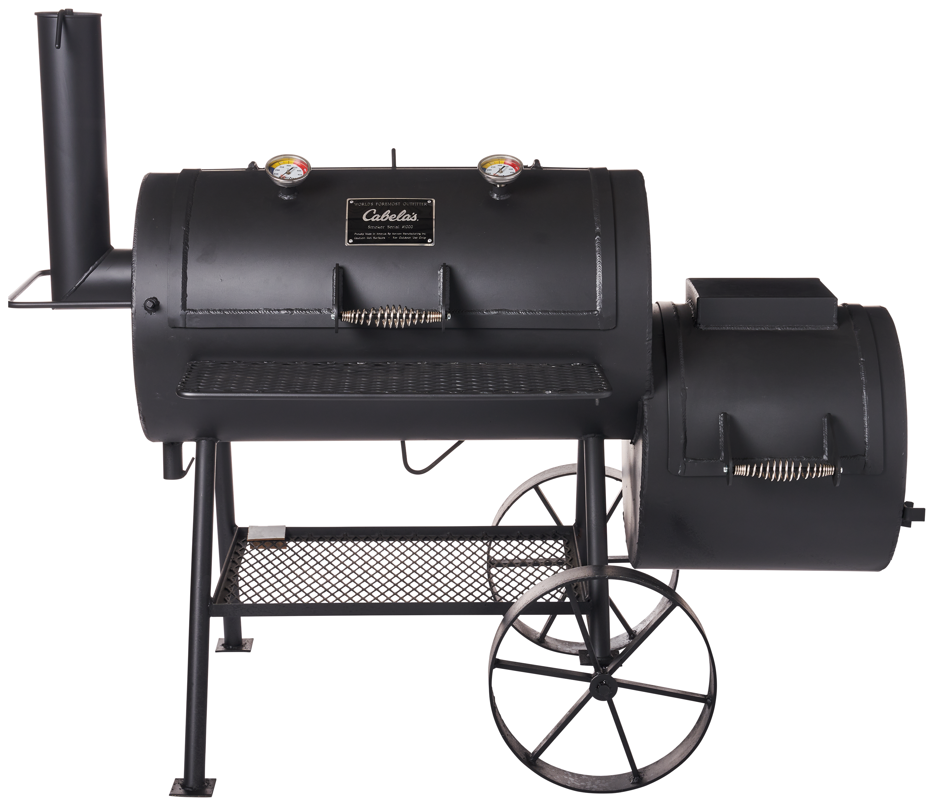 Cabela's 20" Offset Smoker Pro Backyard Smoker | Bass Pro Shops